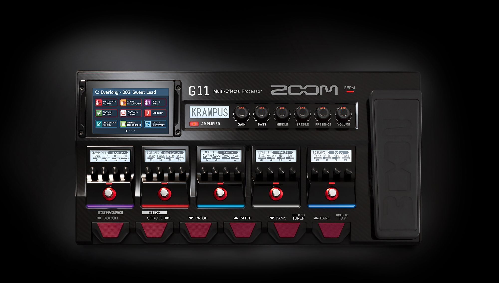 Zoom G11 Multi-Effects Processor | Zoom